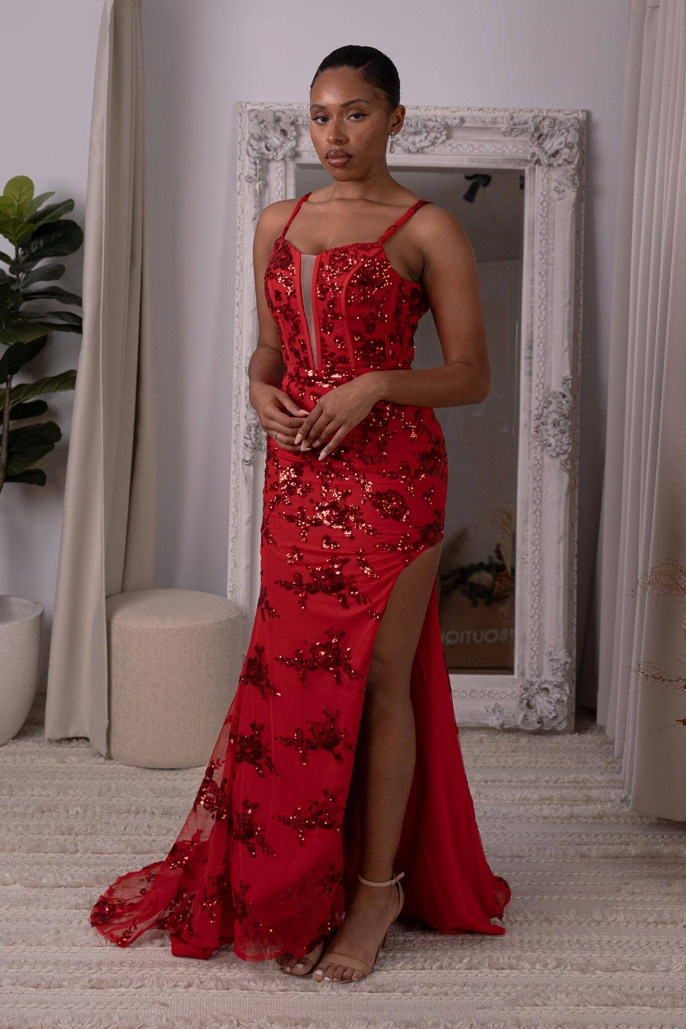 Side Slit Formal Dresses | Long Evening Gowns with Thigh-High Splits ...