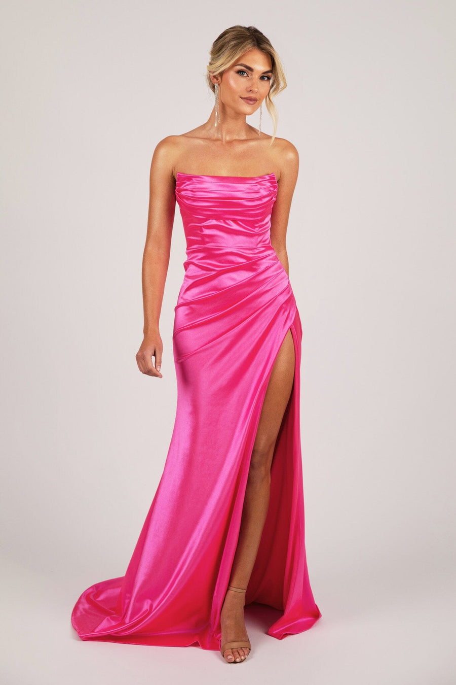 Side Slit Formal Dresses | Long Evening Gowns with Thigh-High Splits ...