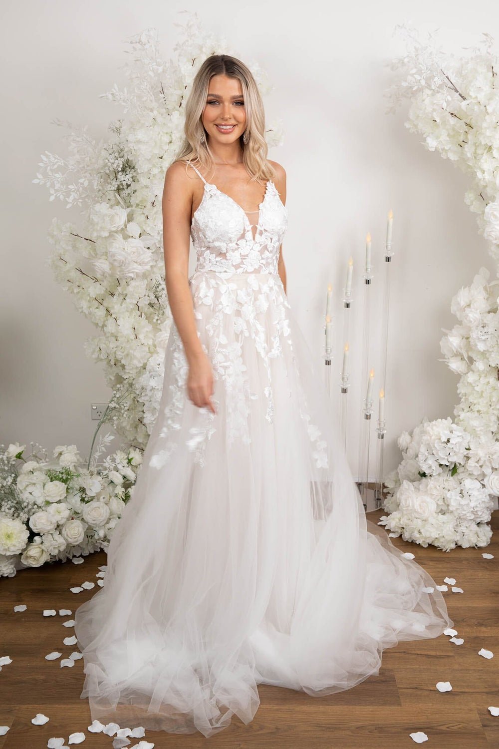 IRENE Gown in Ivory/Champagne – Noodz Boutique